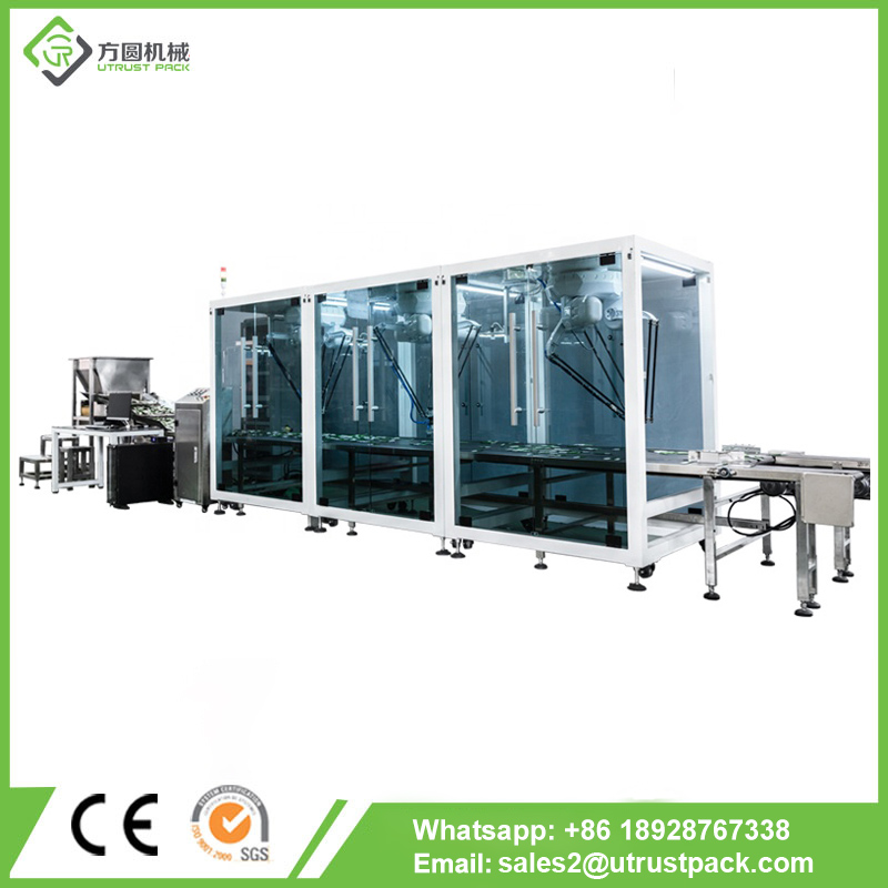 High Speed Intelligent Delta Robot Sorting Line For Tomato Sauce ...