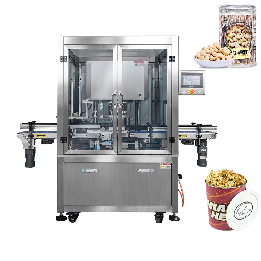 Automatic Snack Cashew Nuts Popcorn Plastic Jar Vacuum Nitrogen Flush ...