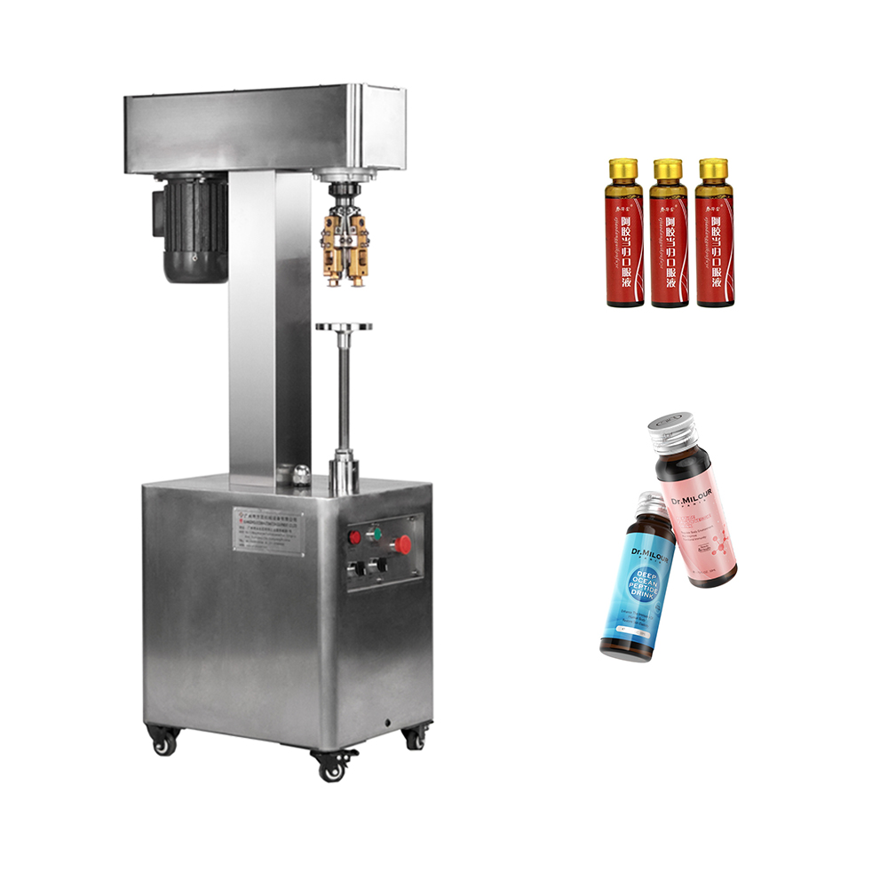 Semi Auto Seal Oral Liquid Medical Small Vial ROPP Bottle Aluminum Cap Capping Machine Manufacturer